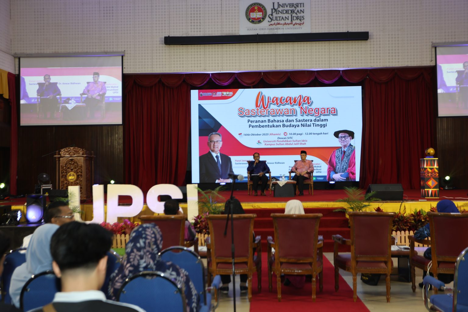 Wacana Sasterawan Negara Dato’ Dr. Anwar Ridhwan Semarakkan Jiwa Bahasa ...